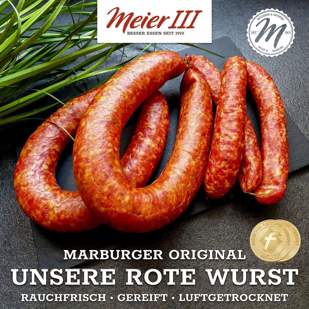 Meiers Hessische Rote Wurst ⋆ Meier III GmbH Spezialitäten Metzgerei ...